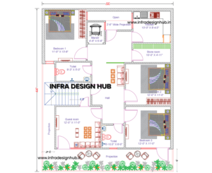 Incredible Design – 35x40 House Plans, Download Today!
